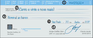 Como preencher um cheque corretamente? - Juros Baixos